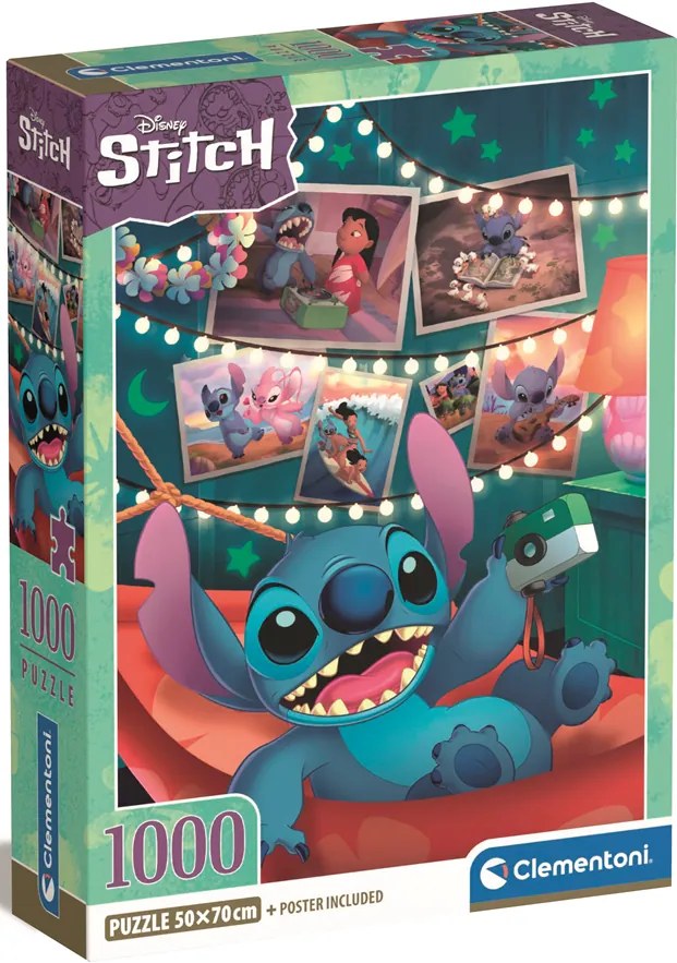 Clementoni - Puzzle 1000 Disney Stich