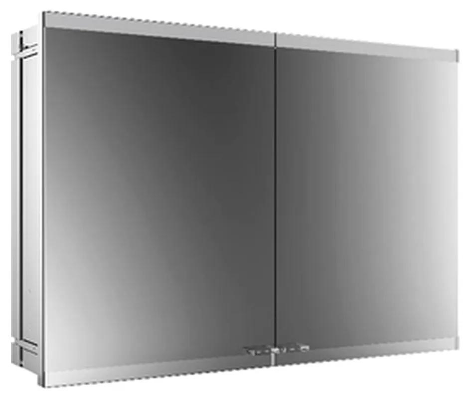 Emco Evo - Osvětlená vestavná zrcadlová skříňka LED 1000 mm, zrcadlová 939708015
