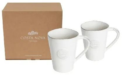 Costa Nova COSTA NOVA Hrnek na čaj (dárkové bal./2ks) 0,3 L, bílá