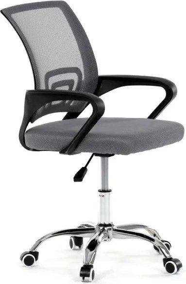 Dětská otočná židle šedá KA-L103 GREY