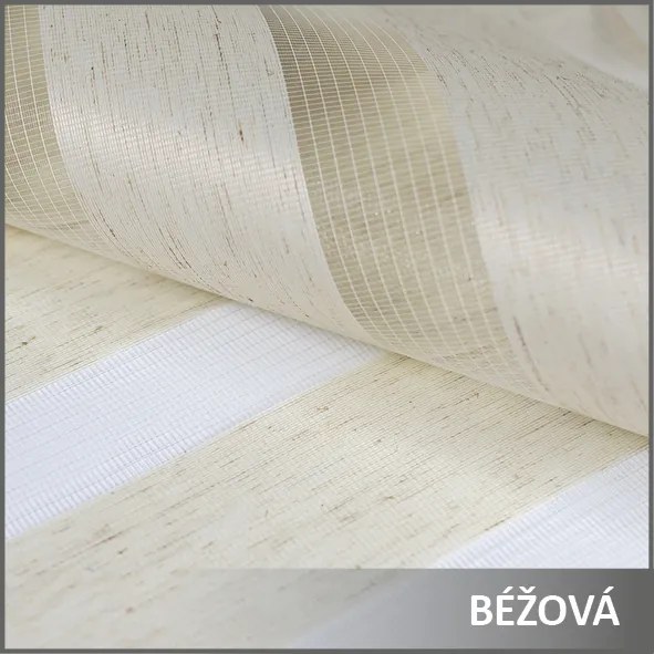 Roleta Den a Noc neinvazivní Premium Béžová 54x220 cm