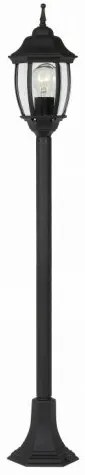 LUCIDE Outdoor lighting post H110cm E27/60W Black, venkovní svítidlo