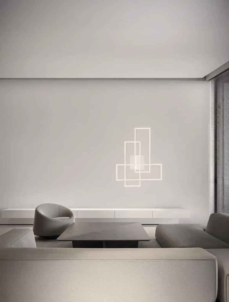 Designové nastěnné svítidlo Alis B Bílá