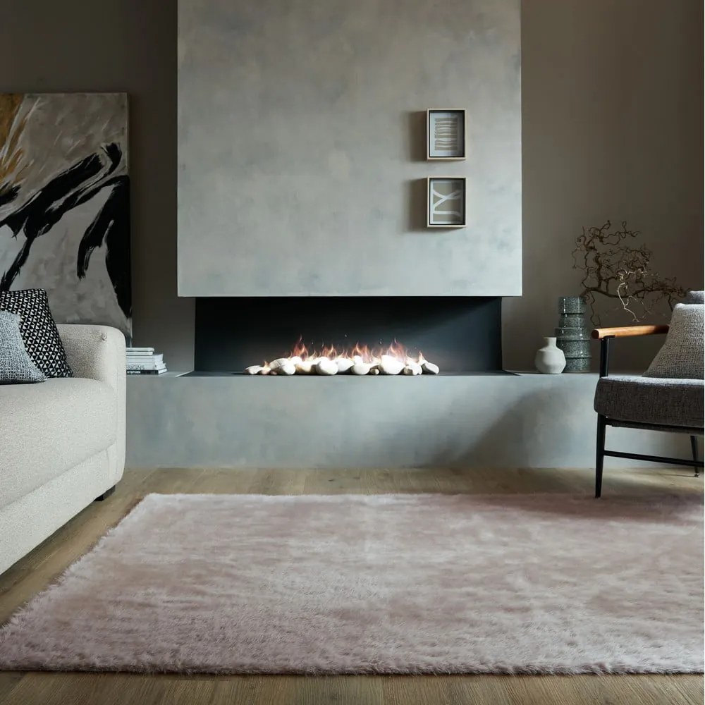 Hnědá syntetická kožešina 120x170 cm Alpine Faux Fur – Flair Rugs