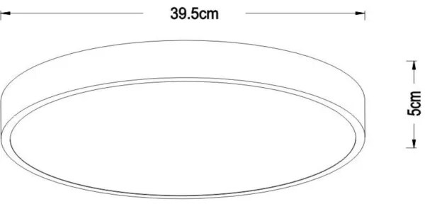 Lucide 79185/40/02 - LED Stm. stropní svítidlo UNAR LED/24W/230V pr. 39,5 zlatá