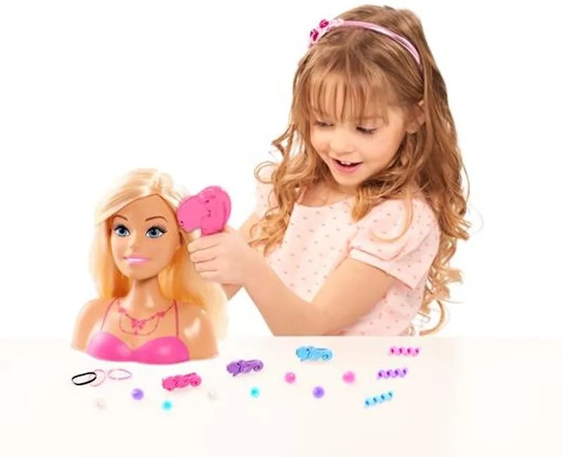 Just Play Barbie česací hlava 21 cm