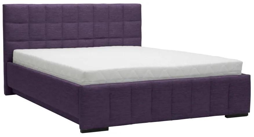 Fialová dvoulůžková postel Mazzini Beds Dream, 160 x 200 cm