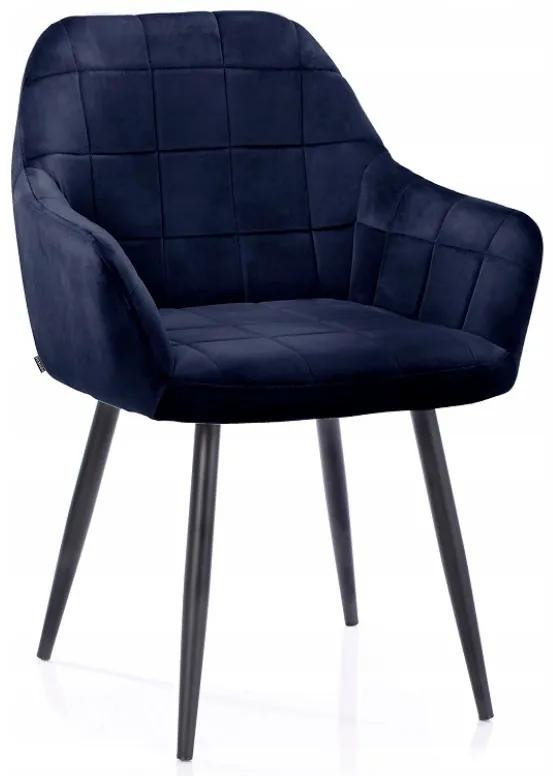 Čalouněná židle 56x45x84cm, více barev Barva: stříbrná