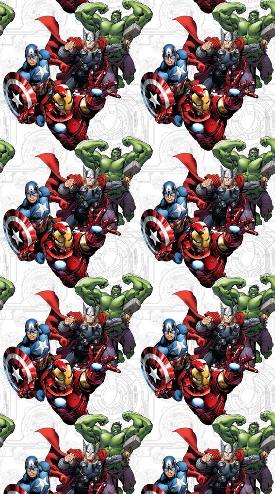 AG Design Textilní závěs AVENGERS FCSL7123, 140 x 245 cm (1 ks)