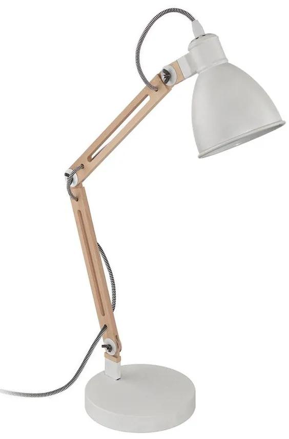 Eglo Eglo 96957 - Stolní lampa TORONA 1 1xE14/28W/230V bílá EG96957