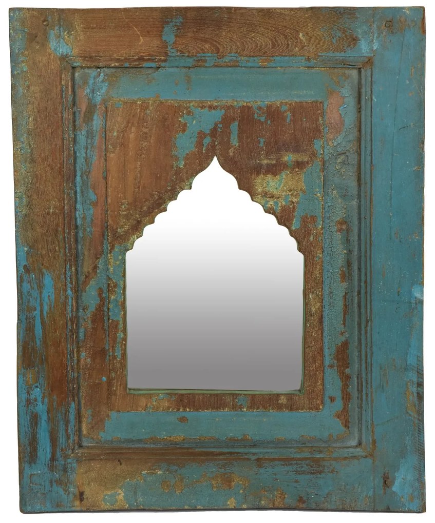 Sanu Babu Zrcadlo v rámu z teakového dřeva, 48,5x5x60cm