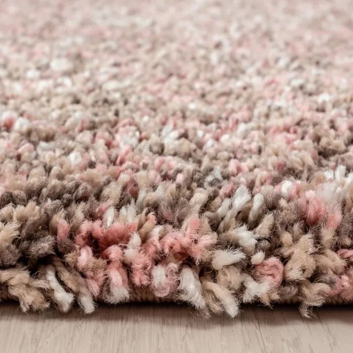 Vopi | Kusový koberec Enjoy shaggy 4500 rose - kruh 80 cm