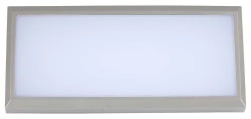 LED Venkovní nástěnné svítidlo LED/20W/230V 4000K IP65 šedá