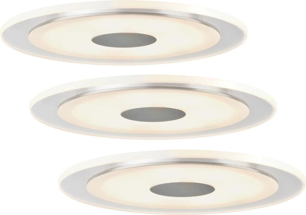 Bodové světlo LED Paulmann Whirl (Ø 150 x 10 mm, 3 x 6 W, sada 3 ks) PA 92543
