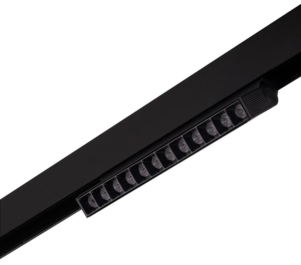 Alfa Kira Track Magnetic 2Line 24W CCT stmívatelné černá