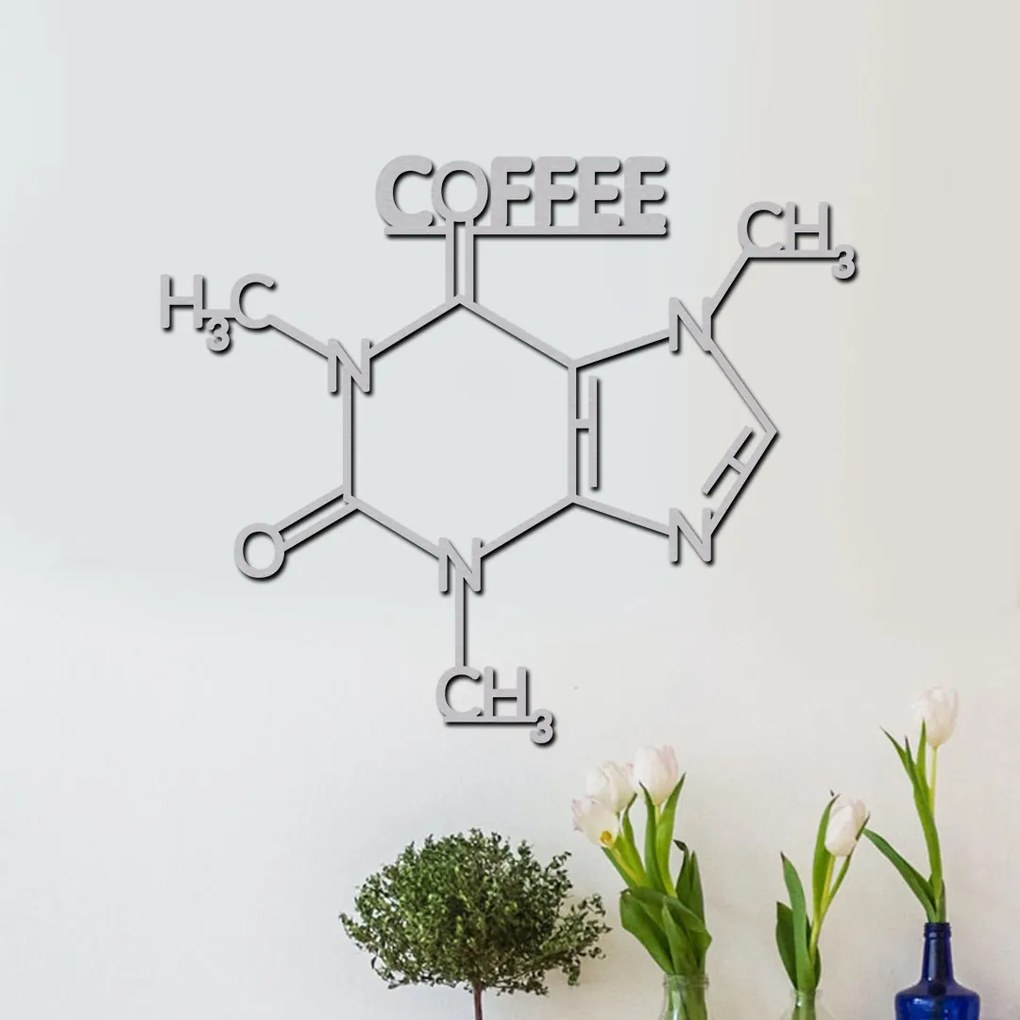 dřevo života Dřevěný obraz COFFEE FORMULA Zvolte rozměr (cm): 95x78, Zvolte barvu dekoru: Černá