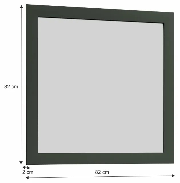 Zrcadlo LS2, zelená, PROVANCE