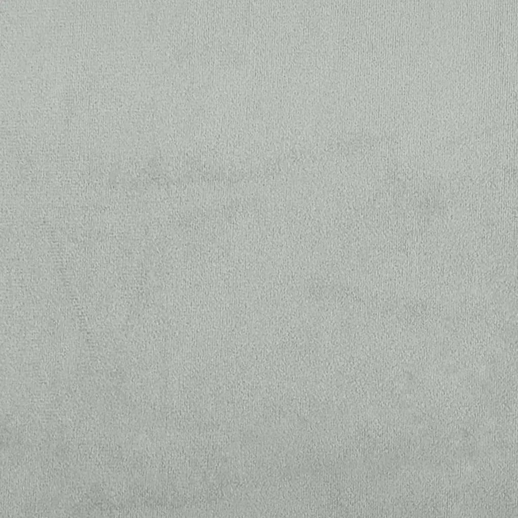 vidaXL Pohovka s polštáři 2místná samet [372632] Barva: Tmavě šedá