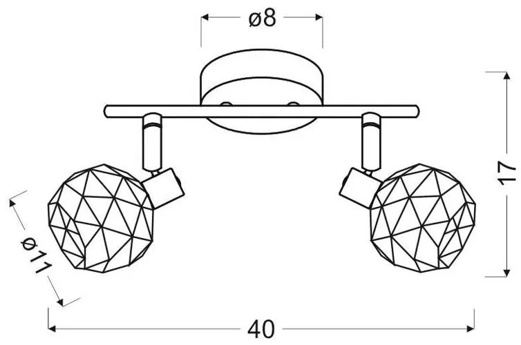 Stropní svítidlo ACROBAT Candellux