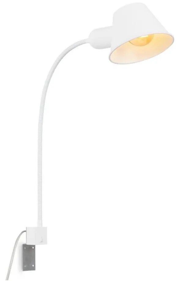 Briloner 2079-016 - Nástěnná flexibilní lampa 1xE27/10W/230V bílá
