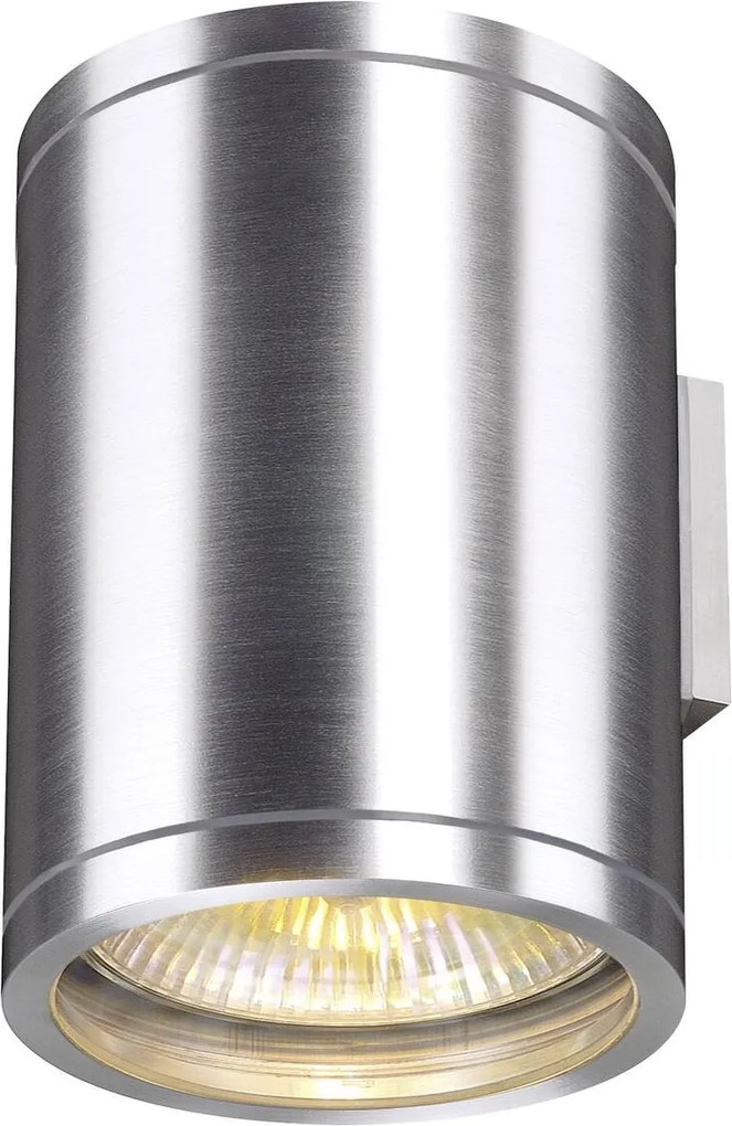 LA 1000334 ROX WALL OUT UP/DOWN QPAR11 venkovní nástěnné svítidlo kartáčovaný hliník max. 2x50W IP44 - BIG WHITE (SLV)