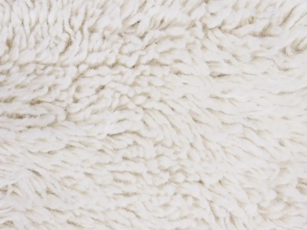 Lorena Canals koberce Vlněný koberec Woolly - Sheep White - 75x110 tvar kožešiny cm