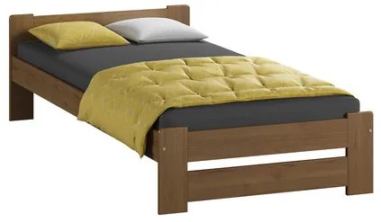 Vyvýšená masivní postel Euro 80x200 cm včetně roštu Olše