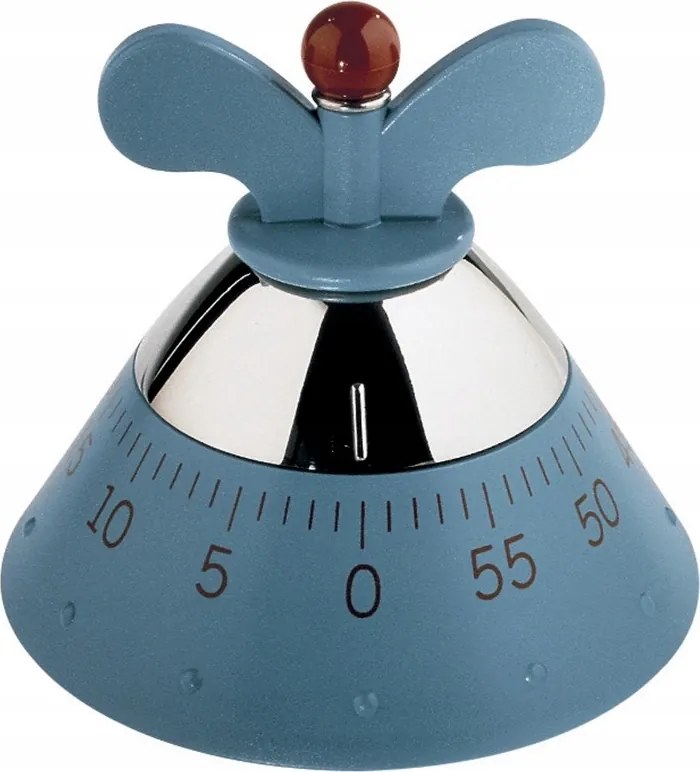 Alessi Kitchen Timer Kuchyňská minutka modrá
