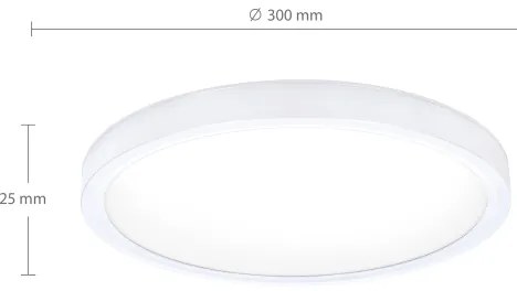 Brilagi - LED Stropní svítidlo ESTELA LED/18W/230V bílá