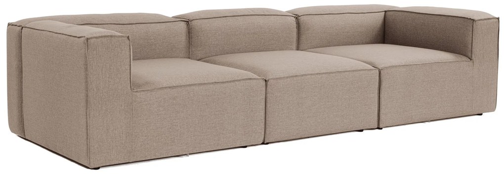 Atelier del Sofa 3-místná pohovka Fora 3 Seater - Brown, Hnědá