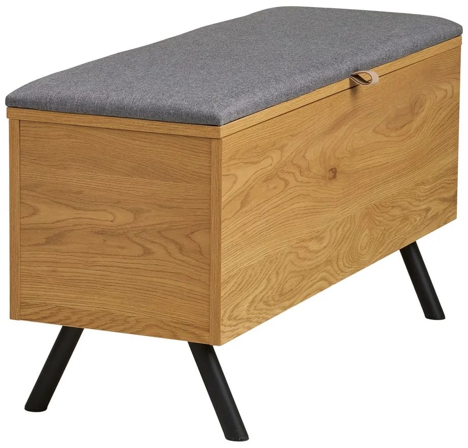 Truhla v dekoru dubu v přírodní barvě 92x48x33 cm Barco – House Nordic