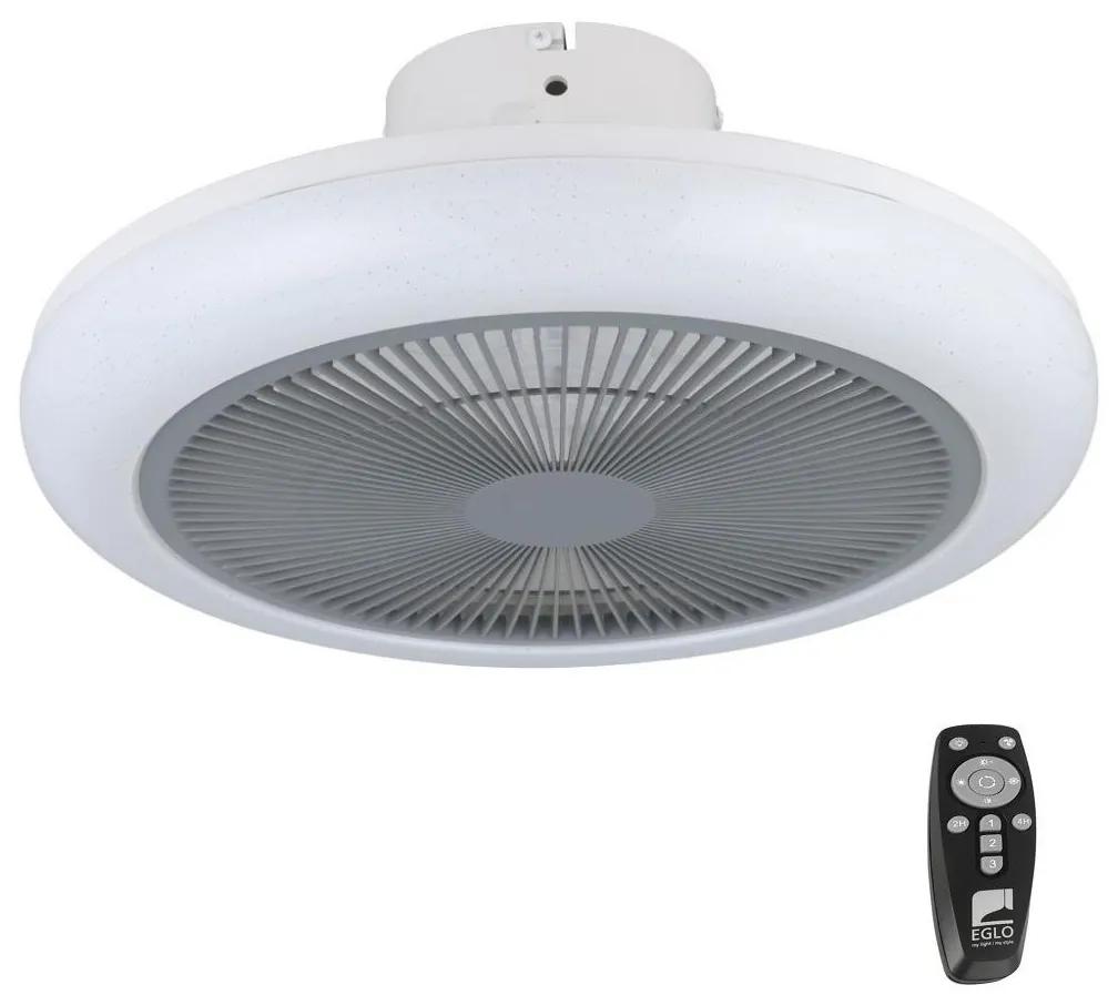 Eglo | Eglo 35138 - LED Stmívatelný stropní ventilátor KOSTRENA LED/25,5W/230V šedá +DO | EG35138