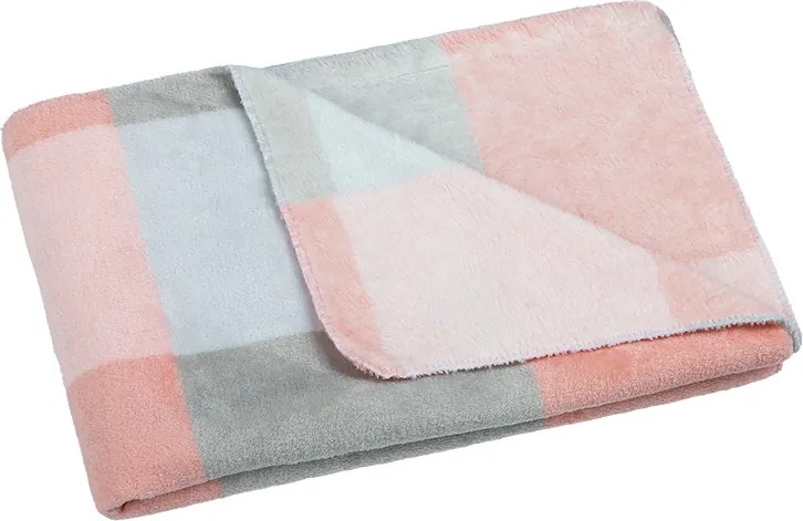Bellatex Přikrývka Korall micro Růžová 100x150 cm