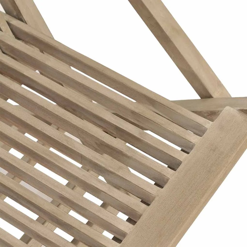 Skládací židle 6 ks, šedé, 56x61x89 cm, masivní teak 3155071
