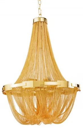 Noble Home Zlaté závěsné svítidlo Royal 70 cm