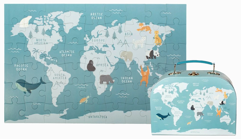 Sass & Belle Puzzle s kufříkem Endangered Animals
