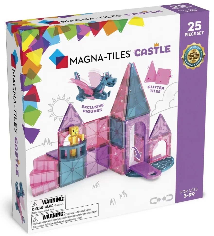 Magna-Tiles® Magnetická stavebnice Magna-Tiles Castle 25ks