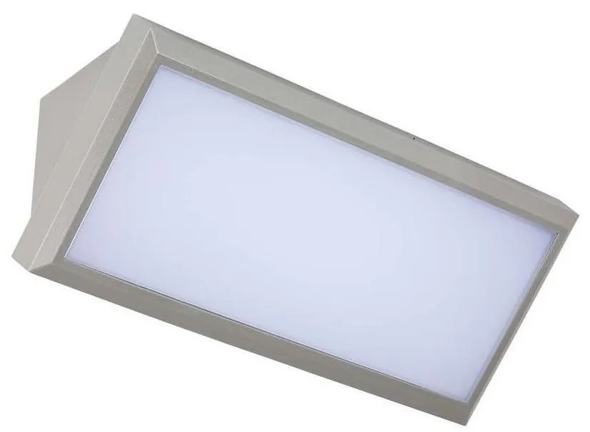 V-Tac LED Venkovní nástěnné svítidlo LED/20W/230V 3000K IP65 šedá VT1068