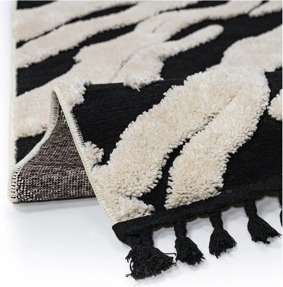 Černobílý koberec 160x230 cm Esra Zebra – Flair Rugs