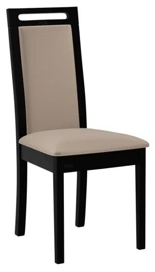 Čalouněná jídelní židle Heven VI, Barva dřeva: černý, Potah: Kronos 22
