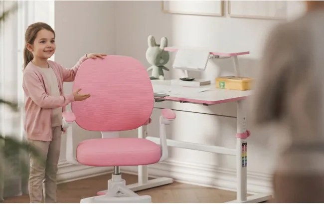 Dětská otočná židle Mark Adler Junior 3.1 Pink