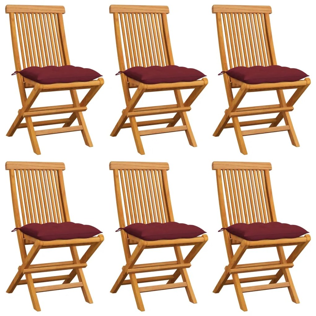 Zahradní židle s antracitovými poduškami 8 ks masivní teak