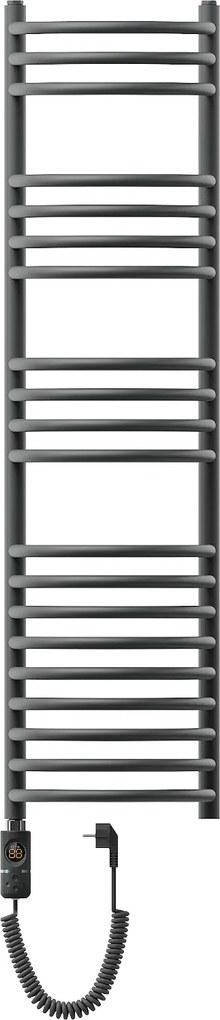 Mexen Eros, elektrické topné těleso 1200 x 318 mm, 600 W, antracitová, W112-1200-318-2600-66