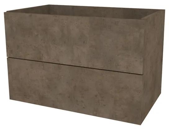 Mereo Aira, koupelnová skříňka 81 cm, Multidecor, Beton Chicago tm šedý CN791SBCS2