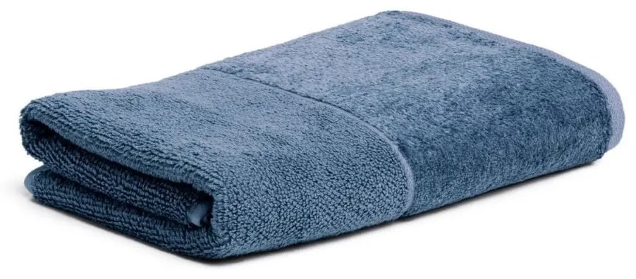 Bambusový ručník 50 x 100 cm šedo-modrý