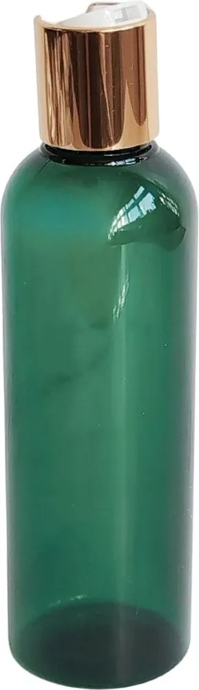 Dávkovač mýdla BEN 200 ml zelený s bílo-zlatým DISC TOP