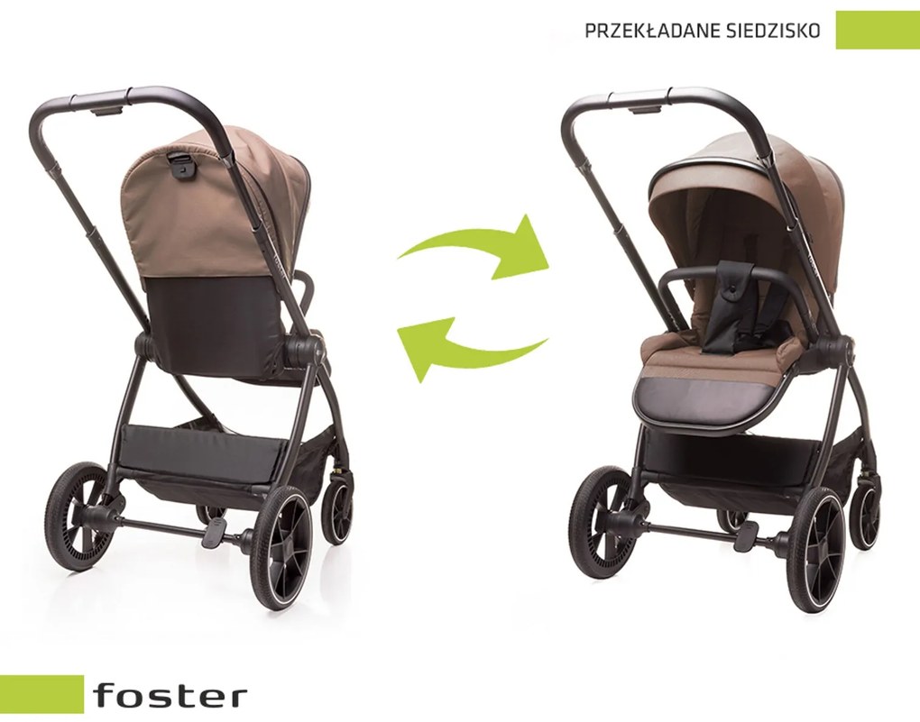 4Baby Kočárek FOSTER mokka