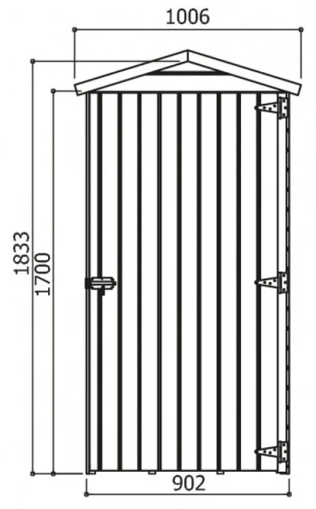 Zahradní domek 90 x 96 cm Dekorhome