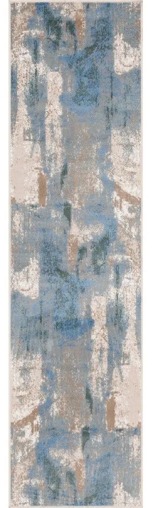 Světle modrý běhoun 80x300 cm Sensi Zashi – FD
