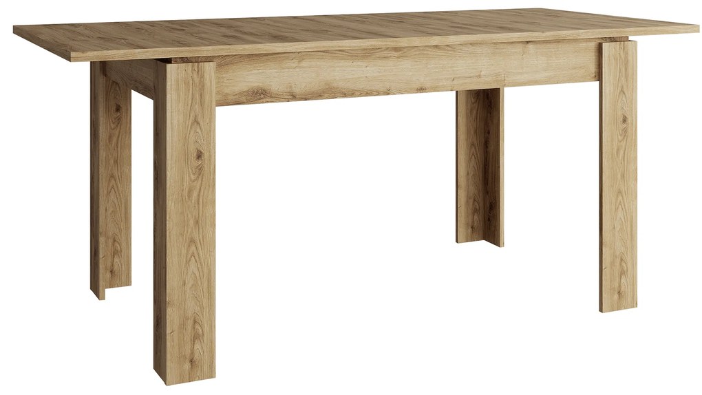 Rozkládací jídelní stůl DORSI 132-175x80 cm, dub navarra
